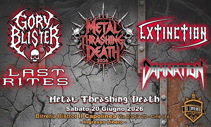Metal Thrashing Death 2026: band e dettagli dell’evento piemontese ...